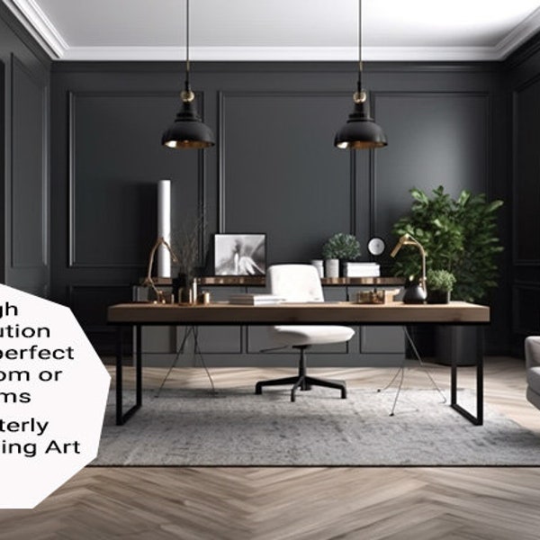 Zoom Office Background - Etsy