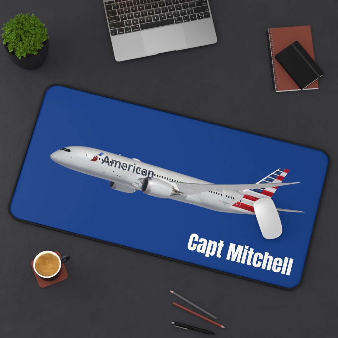 Any Aircraft Desk Mat Custom Any Aircraft for Pilot Desk Gift - Etsy