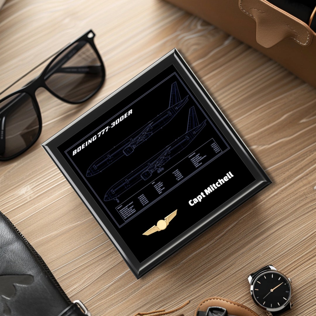 Custom Aircraft Pilot Wings and Epaulets Jewelry Case - Etsy