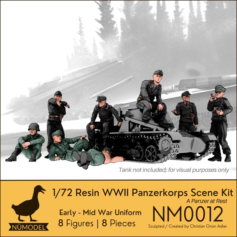 NUMODEL NM0012 1/72 Resin WWII Panzerkorps Scene Kit a - Etsy