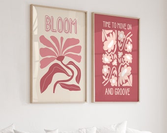 Retro Groovy Print Vintage Retro Wall Art 70s Style Poster - Etsy