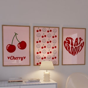 Retro Groovy Print Vintage Retro Wall Art 70s Style Poster Trendy Print ...