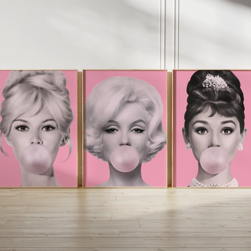 Audrey & Marilyn Art - Etsy