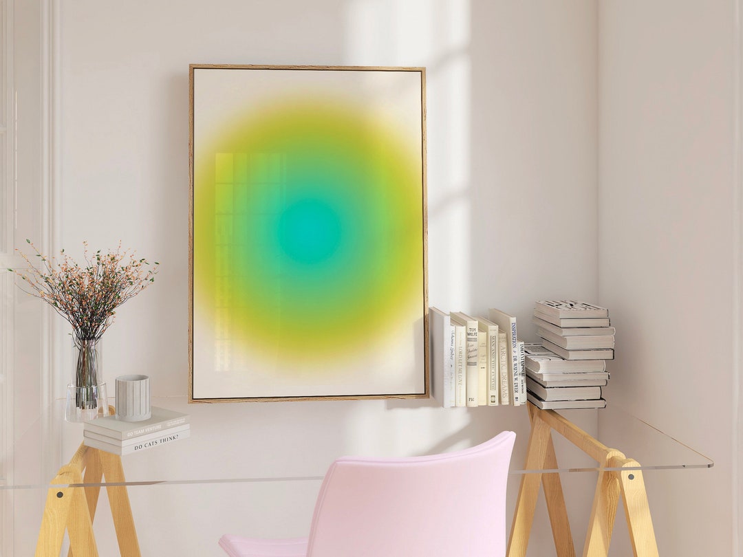 Aura Poster, Aura Print, Poster Aesthetic, Manifestation Art, 70s Home ...