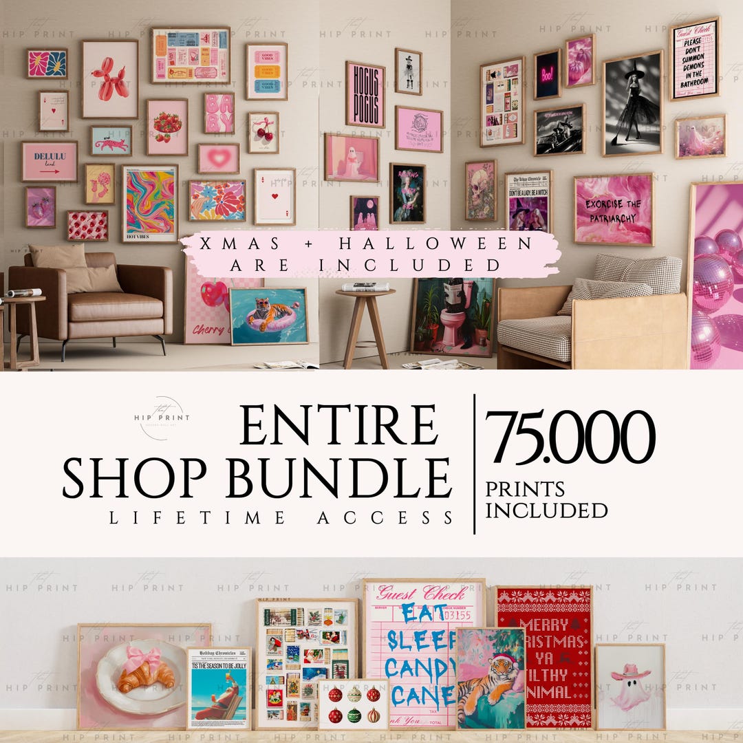 ENTIRE STORE SALE, Wall Art Bundle,vintage Gallery Sets,eclectic and ...