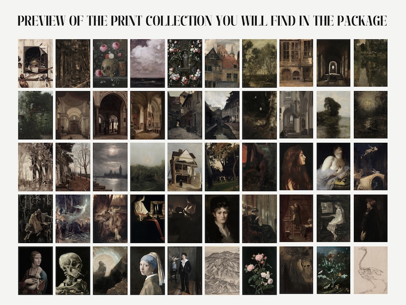 Dark Gothic Collage Kit, 300+ Vintage Photos (digital Download) - Etsy