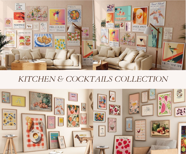 Entire Store Sale - Wall Art Pack Bundle - Vintage Gallery Sets ...