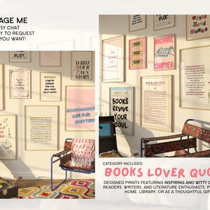 200 Quote Wall Art Prints, Aesthetic Typography Posters, Motivational ...