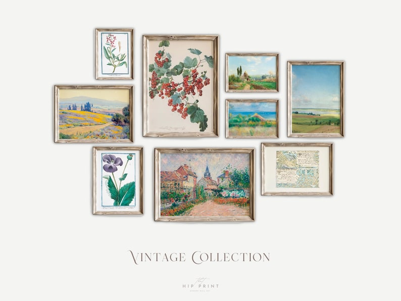 160+ Vintage Spring Oil Paintings, Impressionist Wall Art (digital ...