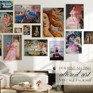 ENTIRE STORE SALE, Wall Art Bundle,vintage Gallery Sets,eclectic and ...