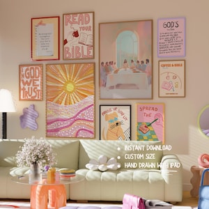 Christian Wall Art Bundle of 250, Bible Verse Prints, Faith Quote Decor ...