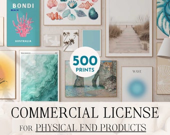 Commercial License for Set of 380 Wall Art Bundle, Poster Set License ...