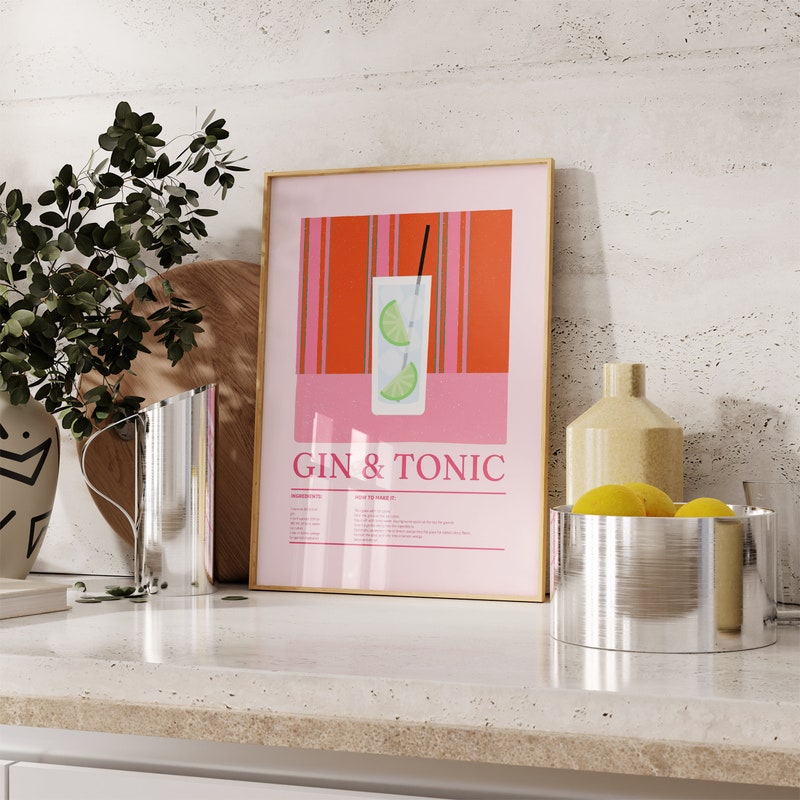 Gin Poster - Etsy