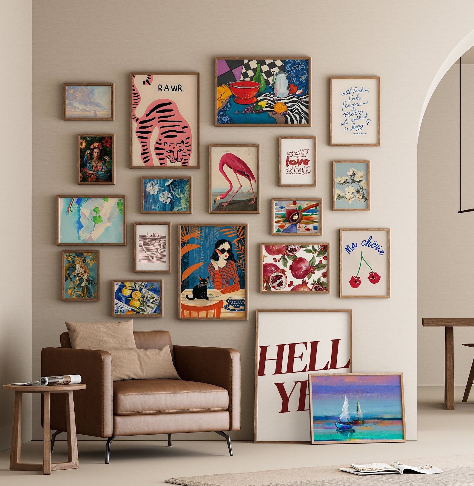 MEGA BUNDLE of 2600 Maximalist Gallery Wall Set,eclectic Wall Art ...