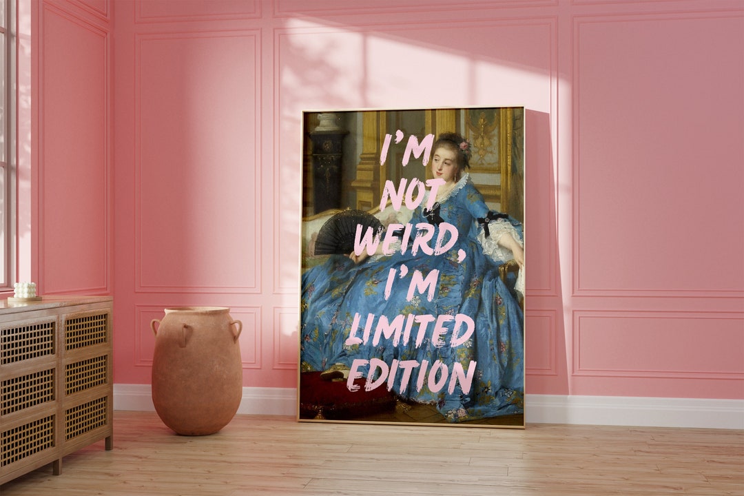 Altered Painting, Altered Vintage Painting, Portrait Painting Detail ...