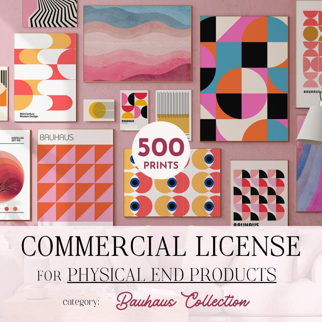 Commercial License for 500 Physical Wall Art Prints - Etsy