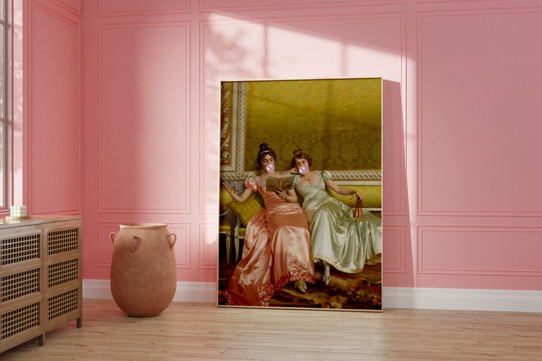 Altered Painting Altered Vintage Painting Portrait Painting - Etsy