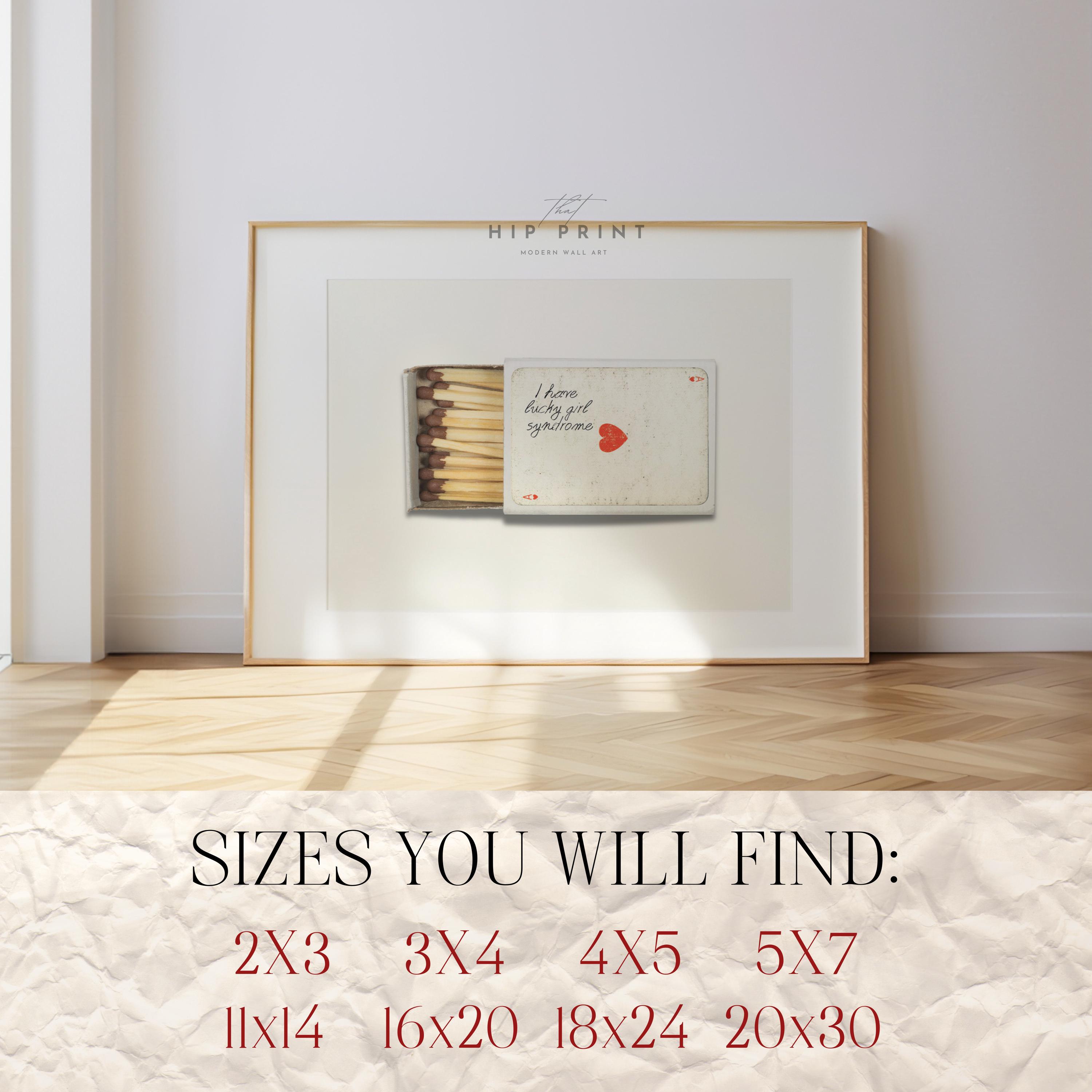Trendy Matchbox Print, Trendy Matches Poster, Retro Matchbook Wall Art ...