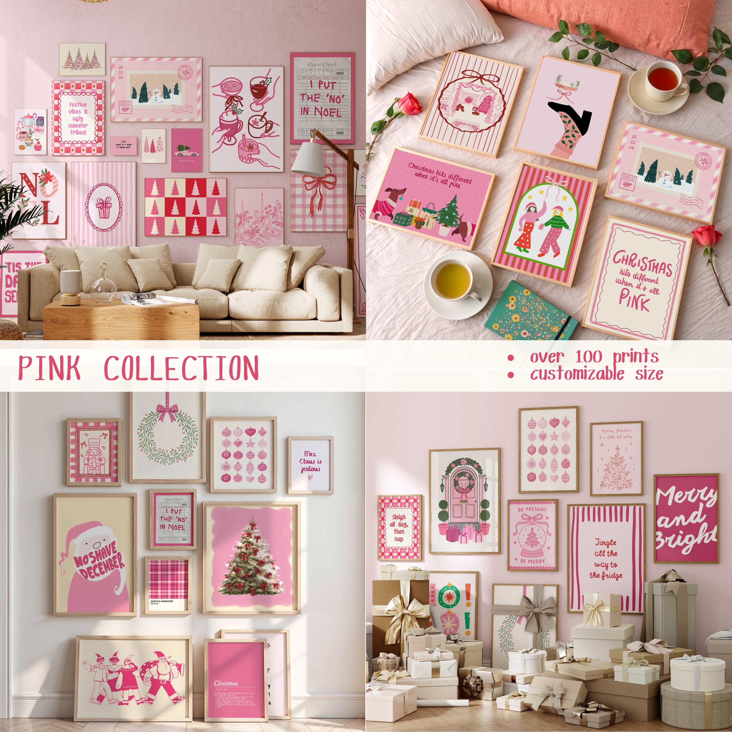 Christmas Wall Art Mega Bundle 590 Prints, Holiday Printable Poster ...