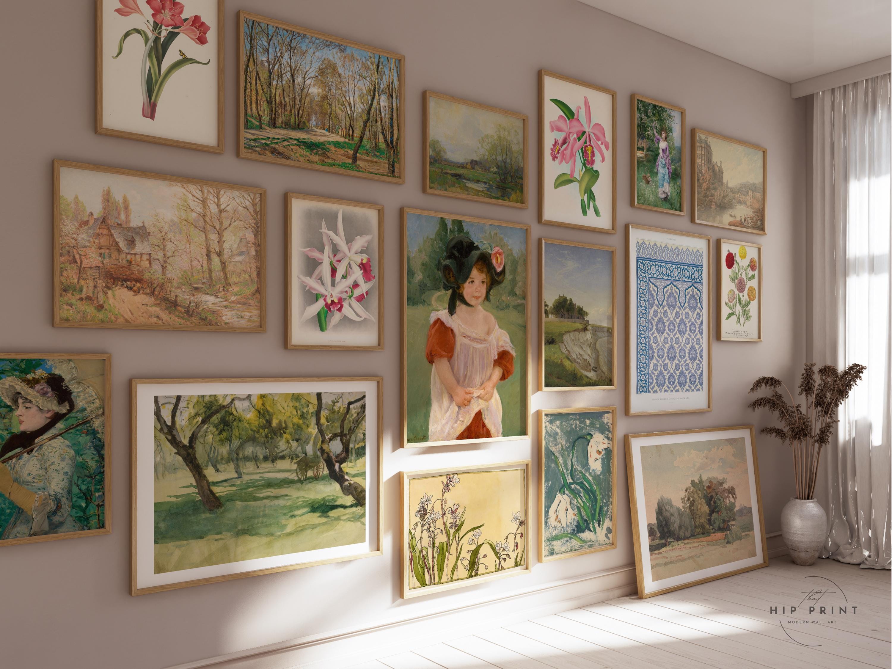 160+ Vintage Spring Oil Paintings, Impressionist Wall Art (digital ...