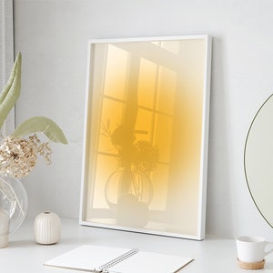 Yellow Grainy Gradient Affirmation Poster Instant Download, Trust the ...