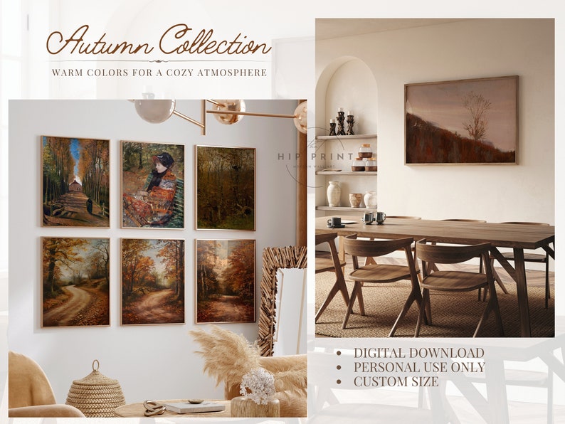 400 Vintage Gallery Poster, MEGA FALL PACKAGE , Eclectic Wall Art ...