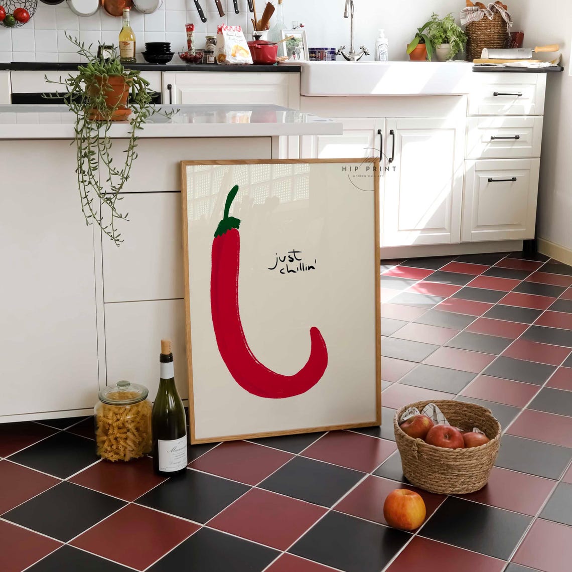 Kitchen Coffee Print – Modern Bar Wall Art, iPad Art (digital Download ...