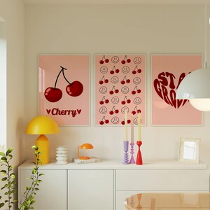 Retro Groovy Print Vintage Retro Wall Art 70s Style Poster Trendy Print ...