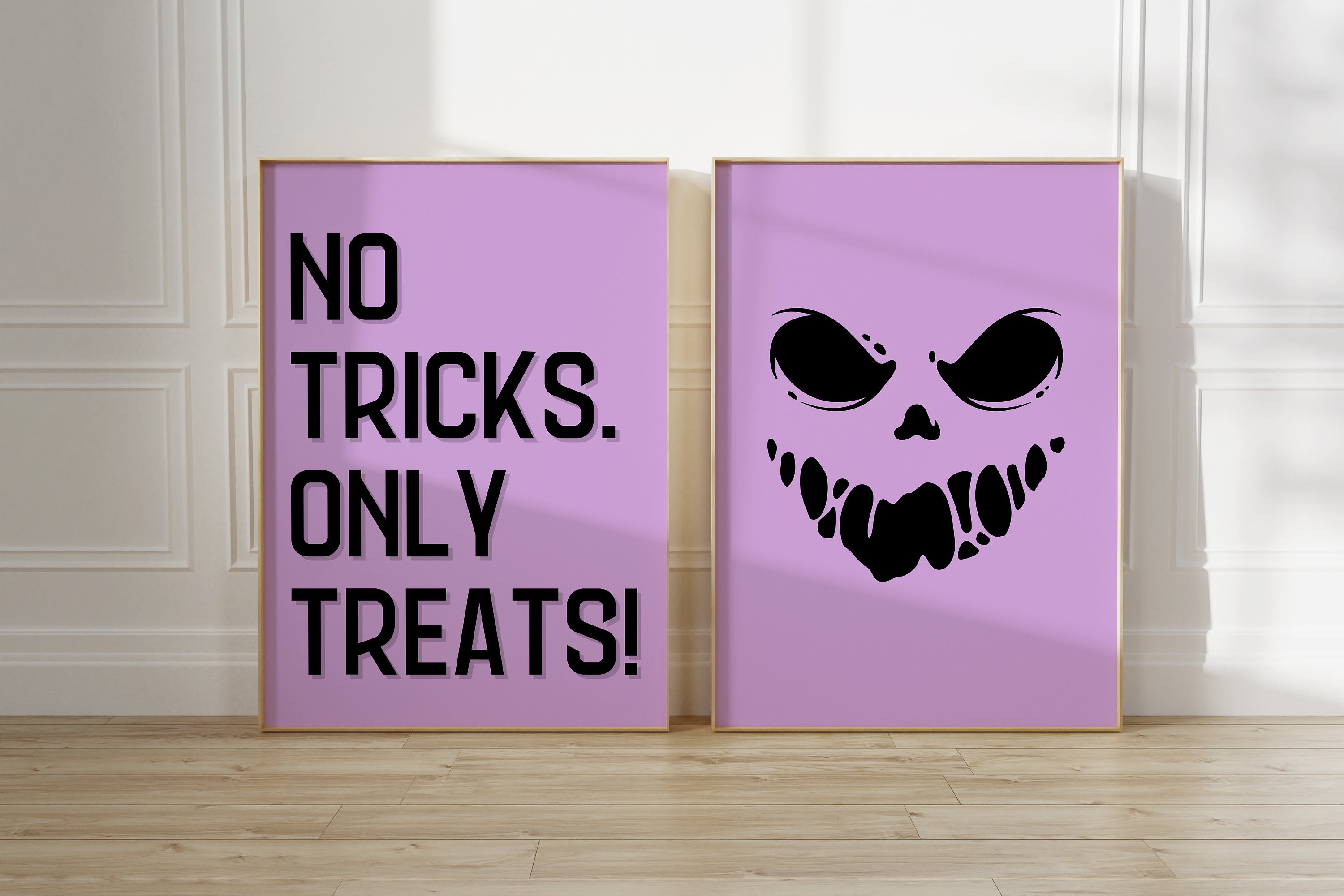 Set of 6 Halloween Collection, Halloween Prints, Trendy Halloween Wall ...