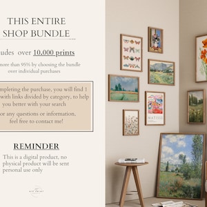 ENTIRE STORE SALE, Wall Art Bundle,vintage Gallery Sets,eclectic and ...