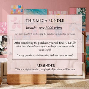 MEGA BUNDLE of 3000+ Maximalist Gallery Wall Set,eclectic Wall Art ...