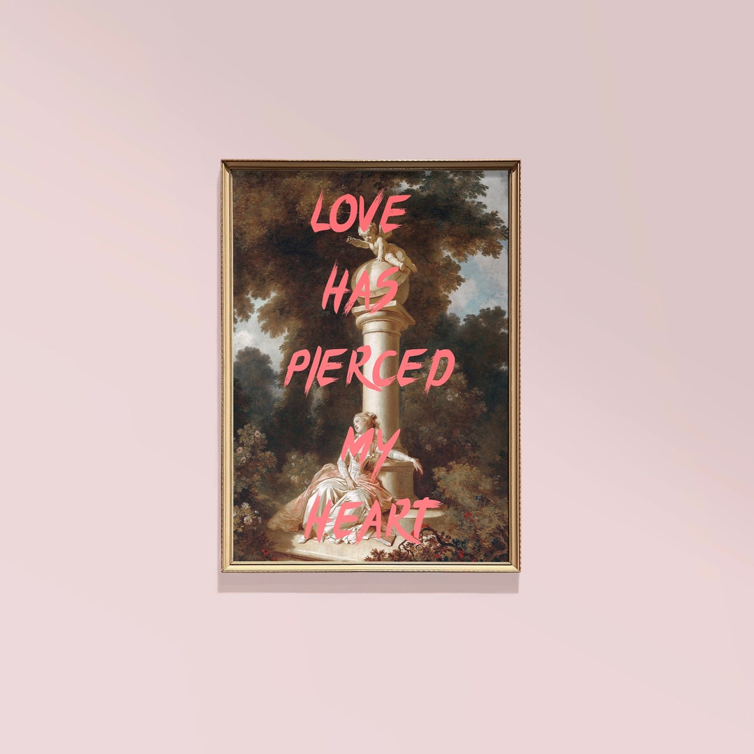 Altered Painting, Altered Vintage Painting, Portrait Painting Detail ...