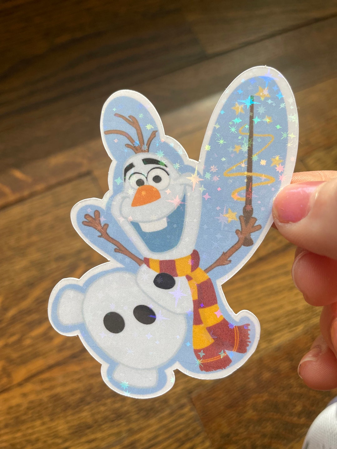 Olaf Hogwarts Frozen Vinyl Sticker - Etsy