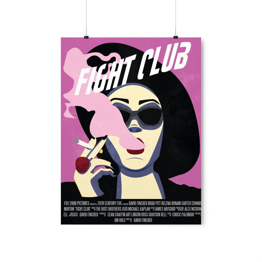 Fight Club Fan Marla Singer Poster - Premium Matte Vertical Poster - Etsy