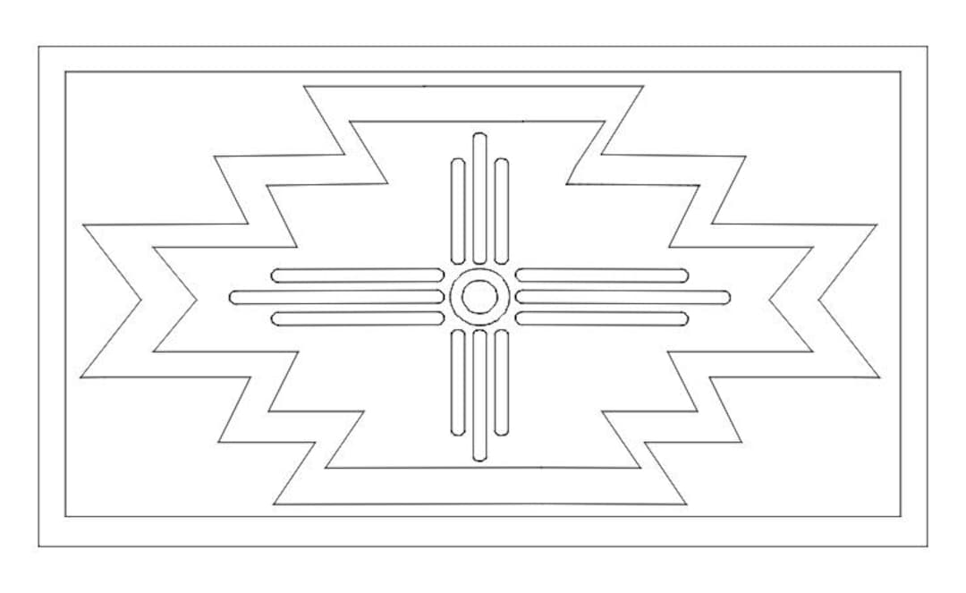 Aztec Cross Lightburn & G-code - Etsy