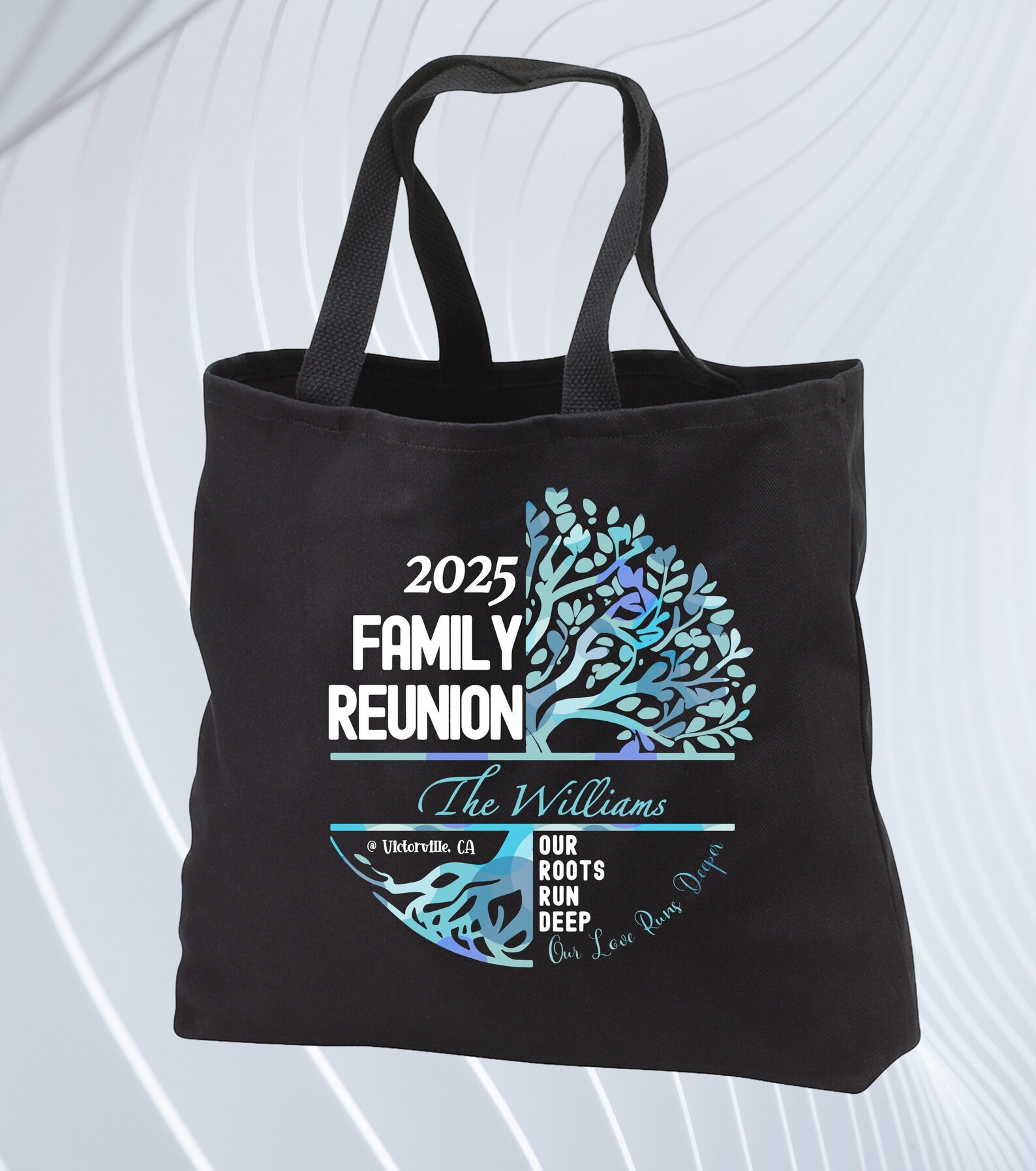 Family Reunion Tote - Create Memories With This Personalized Bag - Etsy