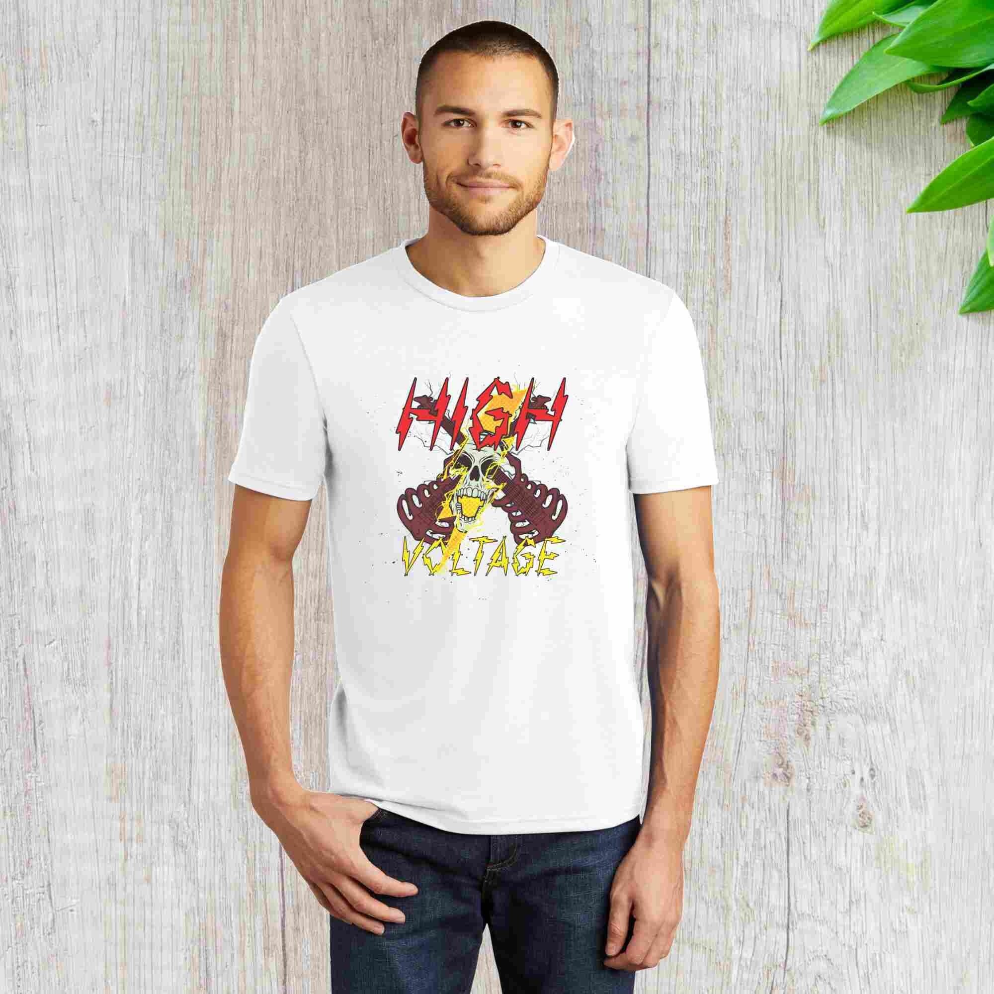 Electric Shock, Vintage Shocker Design, High Voltage, Unique Shirts ...