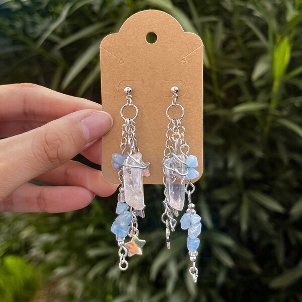 Dangle Ethereal Earrings - Etsy