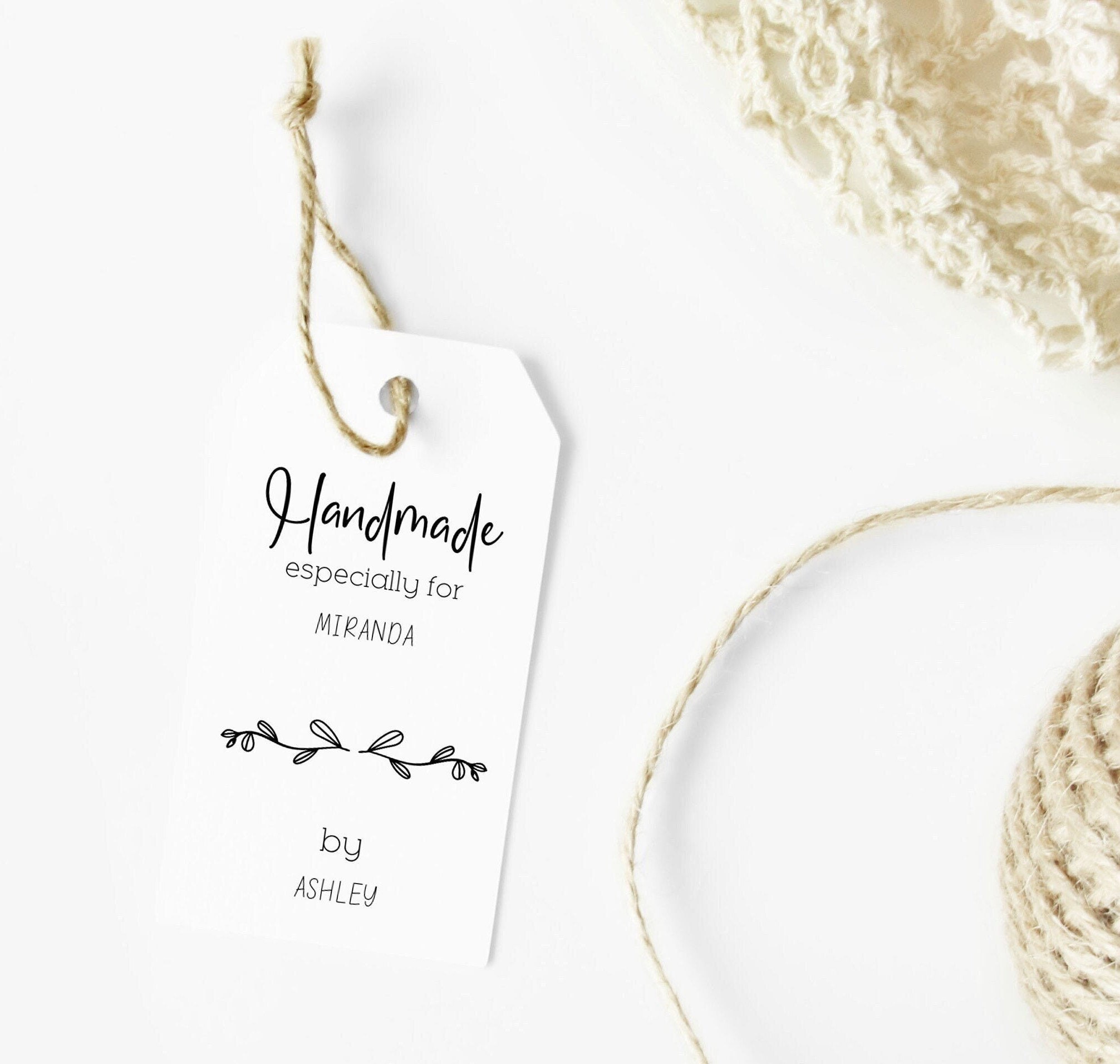 Handmade for You Gift Tag, Gift Tag for Crafts, Printable Tags for ...