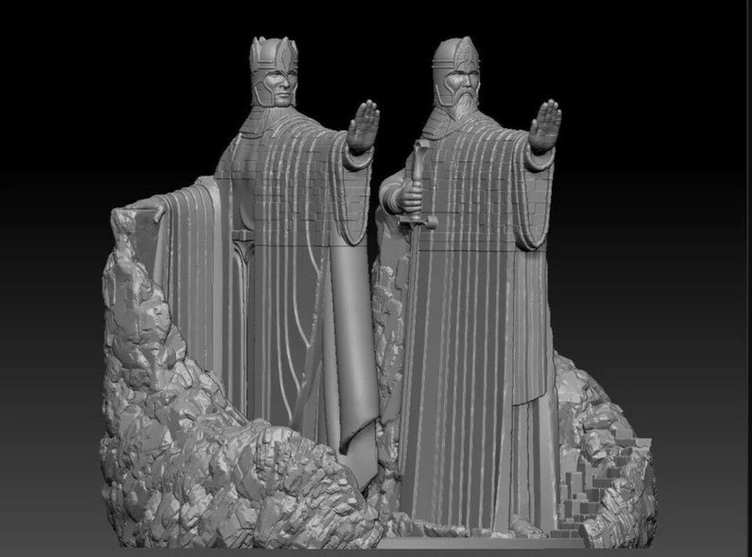 The Argonath the Lord of the Rings LOTR STL 3D File - Etsy New Zealand