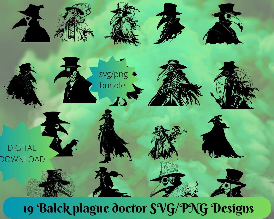 Plague Doctor Svg, Witch Doctor Svg, Plague Svg, Medieval Doctor ...