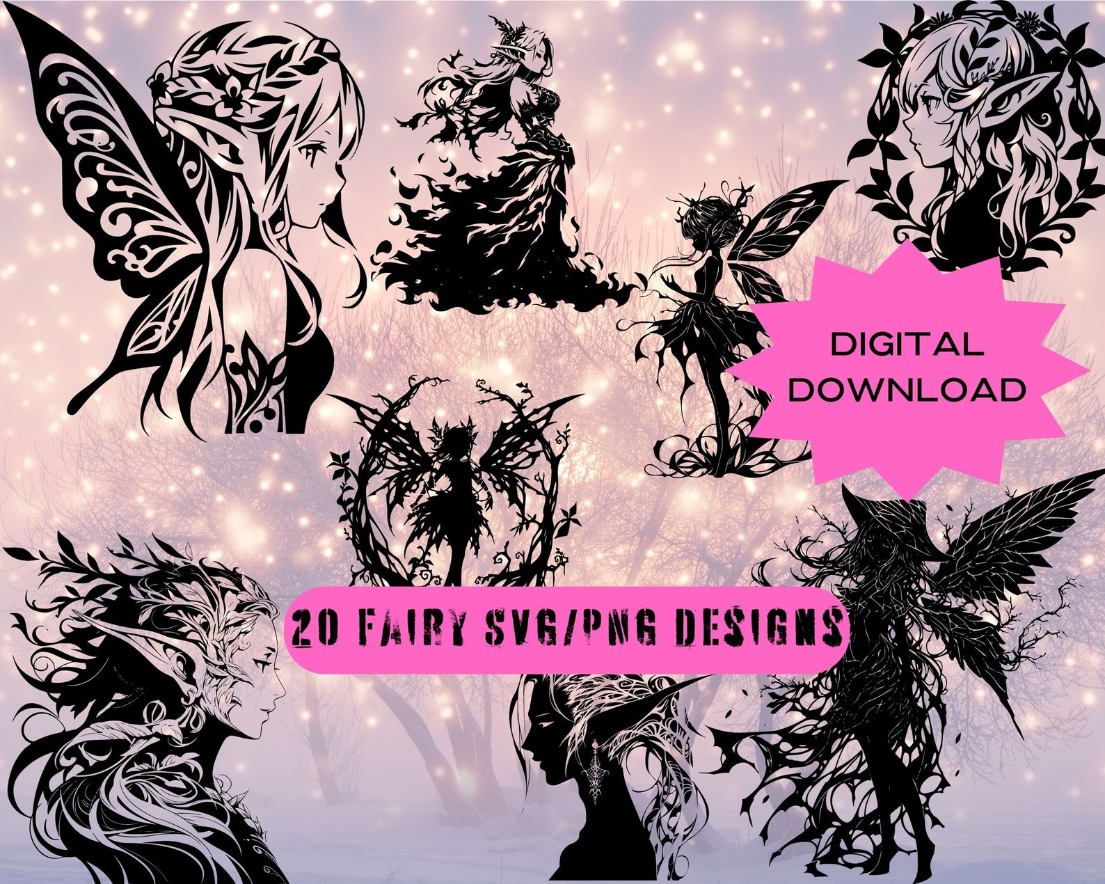 Fairy Svg, ELF SVG, Wood Elf, Elven Warrior, Tree Elf, Tree Elves ...