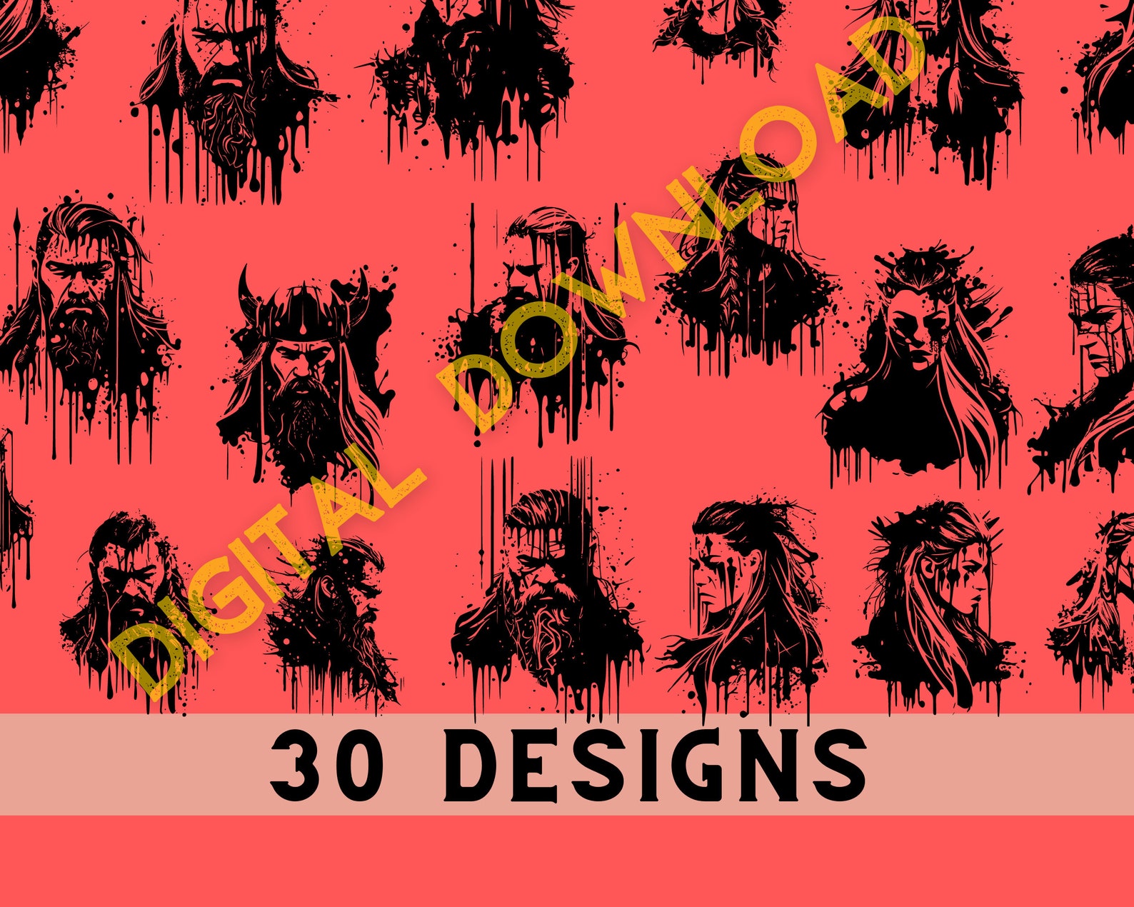 Viking SVG. Viking Silhouette, Viking Head, Viking Clipart ...