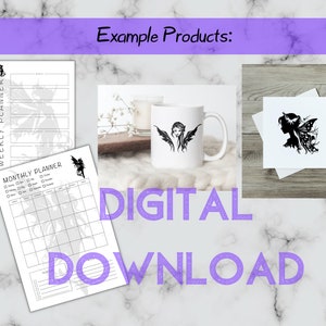 Fairy SVG, Fae Svg, Fairy Forest, Fairy Decals, Fairy Silhouette ...