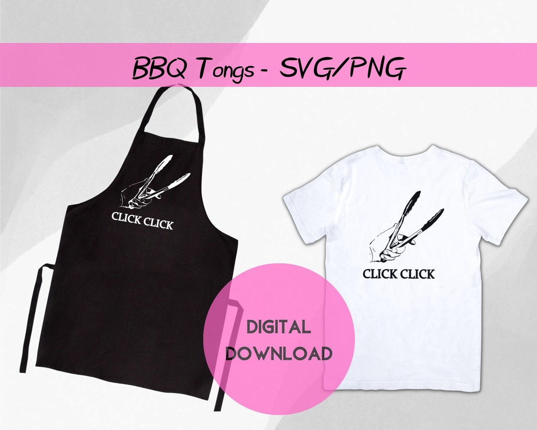 Click Click T Shirt Svg Design- Tongs Svg, Braai Svg, Barbeque Svg, BBQ ...