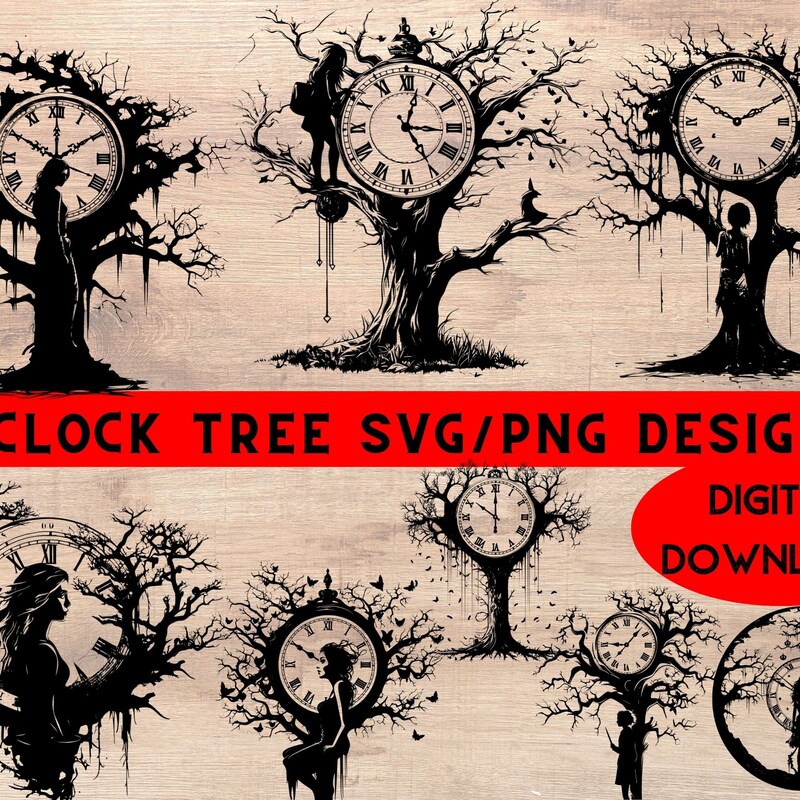 Tree Clock - Etsy