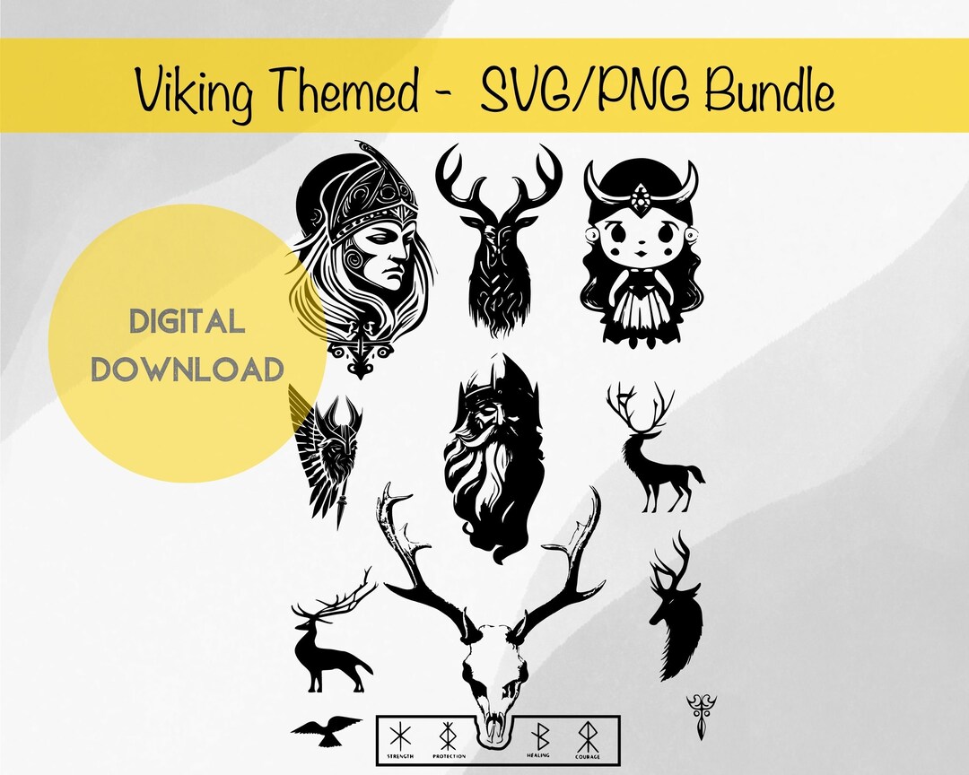 Viking Svg Pack - SVG/PNG for T-shirts, Mugs, Stationery Etc. - Etsy