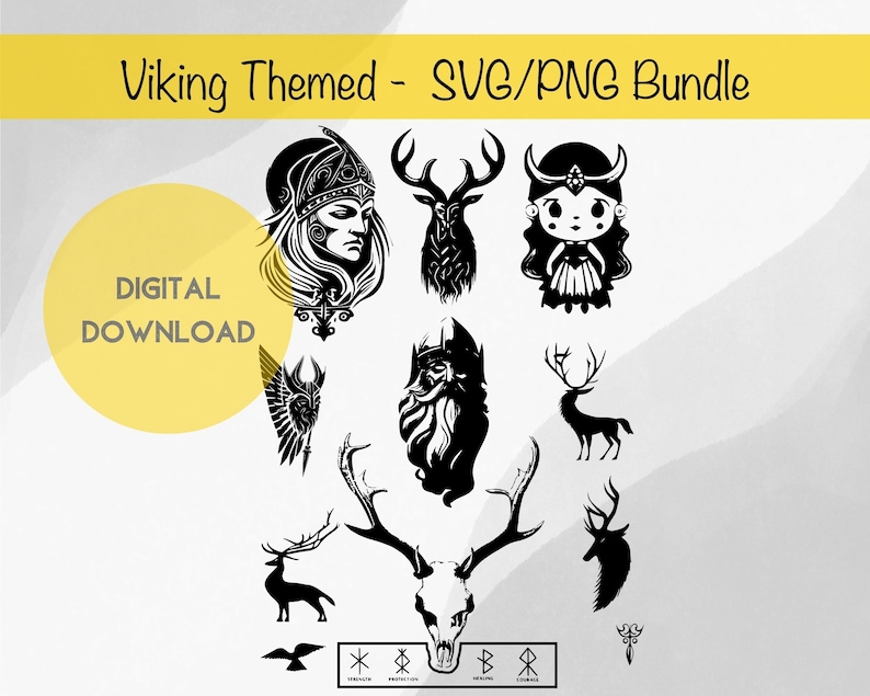 Viking Svg Pack - SVG/PNG for T-shirts, Mugs, Stationery Etc. - Etsy