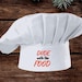 Embroidered Funny Chef Hats, Dude With the Food Chef Hat, Funny Gift ...