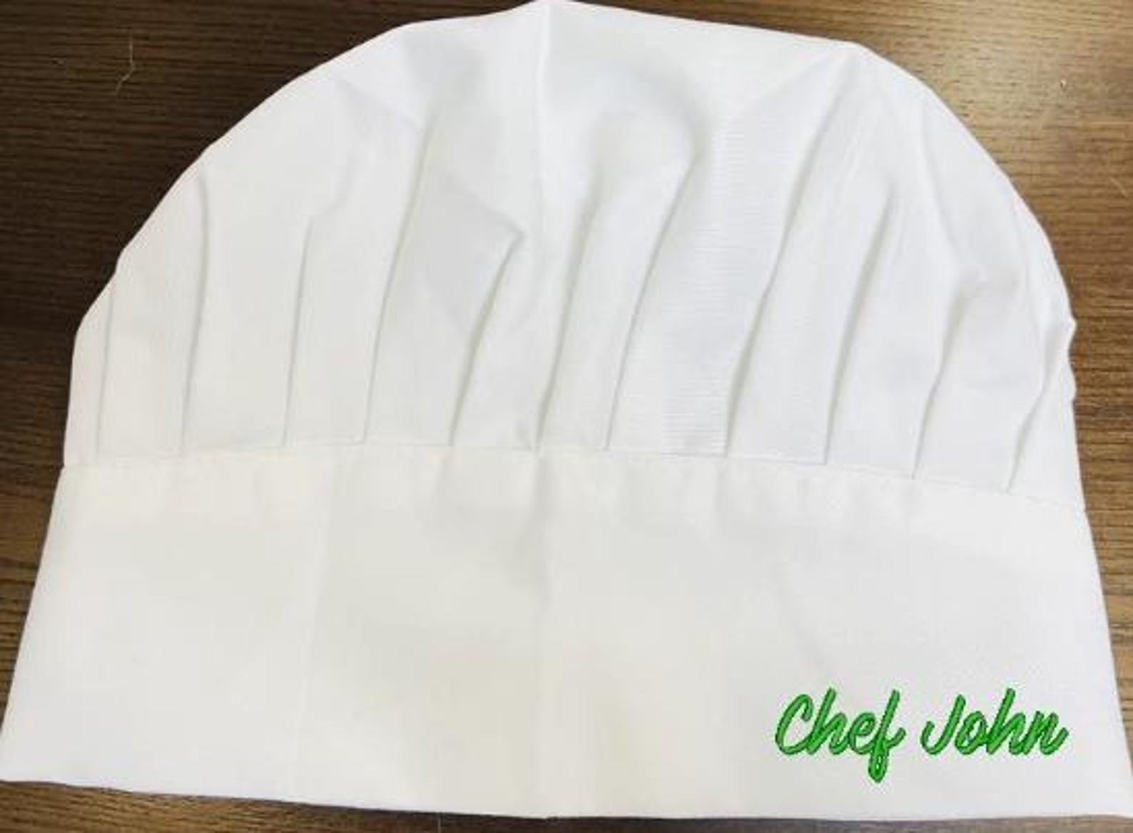 Embroidered Chef Hat With Personalized Name, Custom Embroidered Chef ...